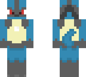 Pokemon Lucario | Minecraft Skins