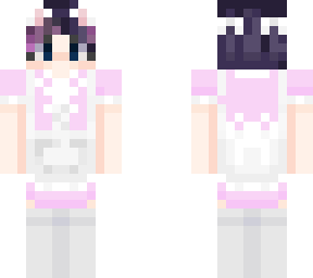 pink catboy maid | Minecraft Skin