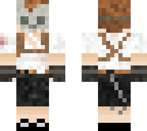 Skeleton cat skin | Minecraft Skin