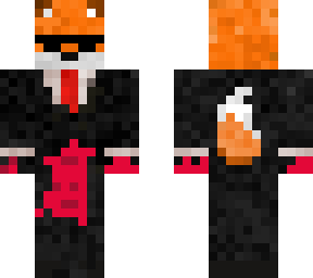 Bloody Agent Fox | Minecraft Skin
