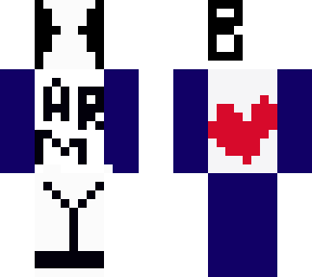 BTS ARMY. ARMYS HEART | Minecraft Skin