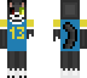 Crusty the Cat from chuck e cheese | Minecraft Skin