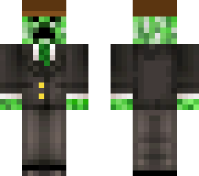 Flat cap creeper | Minecraft Skin