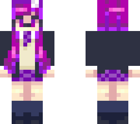 Inkling School Girl | Minecraft Skin