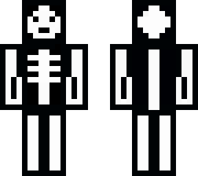 Mad Skeleton | Minecraft Skin