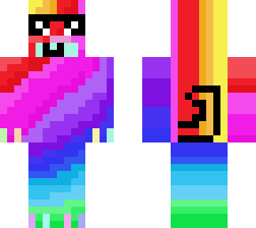 rainbow cat | Minecraft Skin