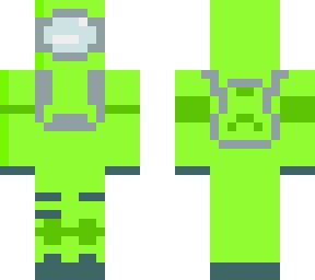 Among us lime suit (Crewmate) | Minecraft Skin