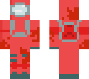 Among us red suit (Impostor) | Minecraft Skin