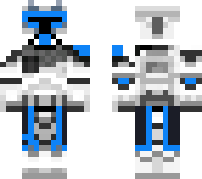 Blue Clone Trooper | Minecraft Skin