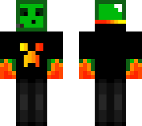 Cool Gamer Slime | Minecraft Skin