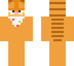 Garfield with bib | Minecraft Skin