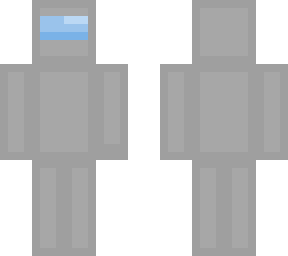 gray crewmate | Minecraft Skin