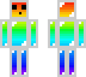 Rainbow Slime Minecraft Skin