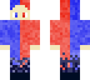 Skin bleu et rouge | Minecraft Skin