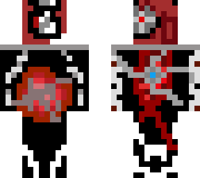 The bleeding cyborg | Minecraft Skin