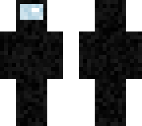 Among Us Black Crewmate | Minecraft Skin