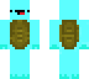 Aqua Derpy Turtle | Minecraft Skin