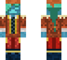 Drowned Buccaneer 2 | Minecraft Skin