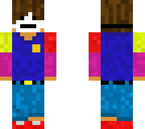 kidcore smiley face mask part 2 | Minecraft Skin