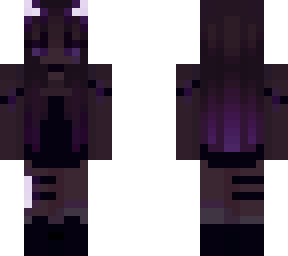 Purple Devil Girl | Minecraft Skin