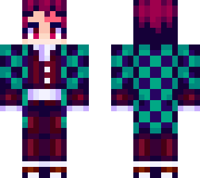Tanjiro Kamado-=-Kimetsu no Yaiba | Minecraft Skin