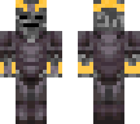 wither skeleton king with netherite armour | Minecraft Skin