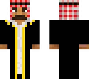 Arabic Man Skin With Cloak | Minecraft Skin