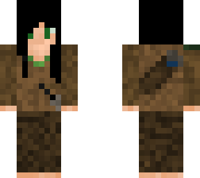 Arya traveler quiver and sword | Minecraft Skin
