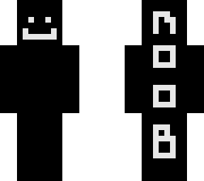 Black colored noob | Minecraft Skin