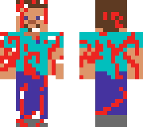 Bleeding steve | Minecraft Skin