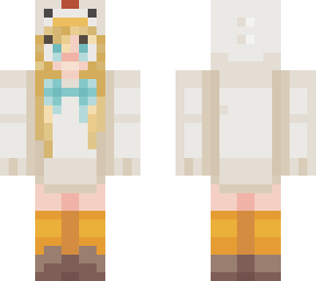 Minecraft Chicken Skin Girl