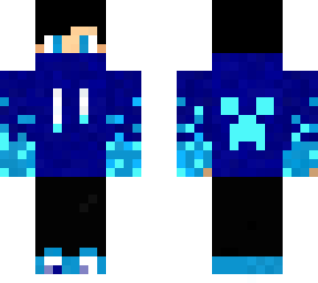 cool blue boy | Minecraft Skin