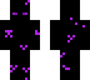 Enderman with teleportation particles | Minecraft Skin