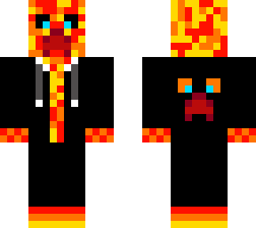 Lava Creeper | Minecraft Skin
