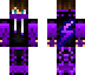 Purple Lightining | Minecraft Skin