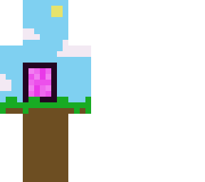 The Nether Portal PixelArt Skin | Minecraft Skin
