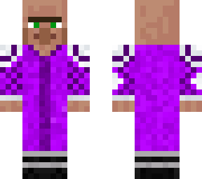 Villager Knight Purple, (no armor) | Minecraft Skin