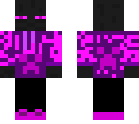 Cool Purple Enderman number tow | Minecraft Skin
