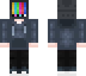 fixed TV HEAD for 4 pixel arms | Minecraft Skin