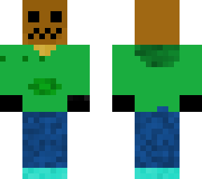 Halloween trash bag skin | Minecraft Skin