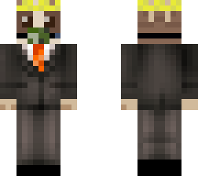 Masked suited meerkat | Minecraft Skin