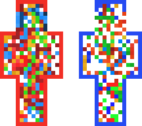 Colour explosion | Minecraft Skin