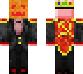 Communist King Pig Pumpkin Skin | Minecraft Skin