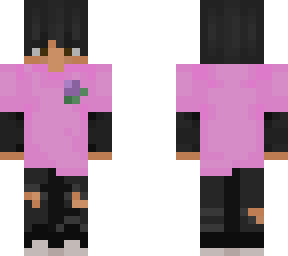eboy with pink shirt | Minecraft Skin