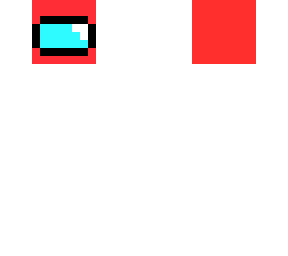 Floating Among Us head (Red) | Minecraft Skin