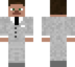 Grey suit steve v2 | Minecraft Skin