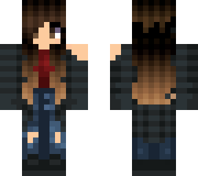 ombre girl | Minecraft Skin