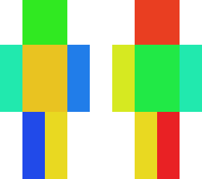 Rainbow Kid | Minecraft Skin