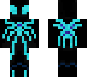This is my own energized spider suit | Minecraft Skin