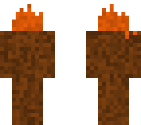human torch | Minecraft Skins